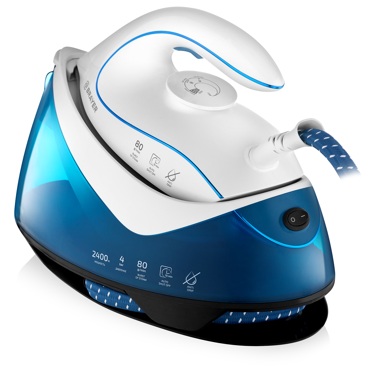 Паровая станция BRAYER BR4150 – характеристики, подробные описание и фото, отличительные особенности